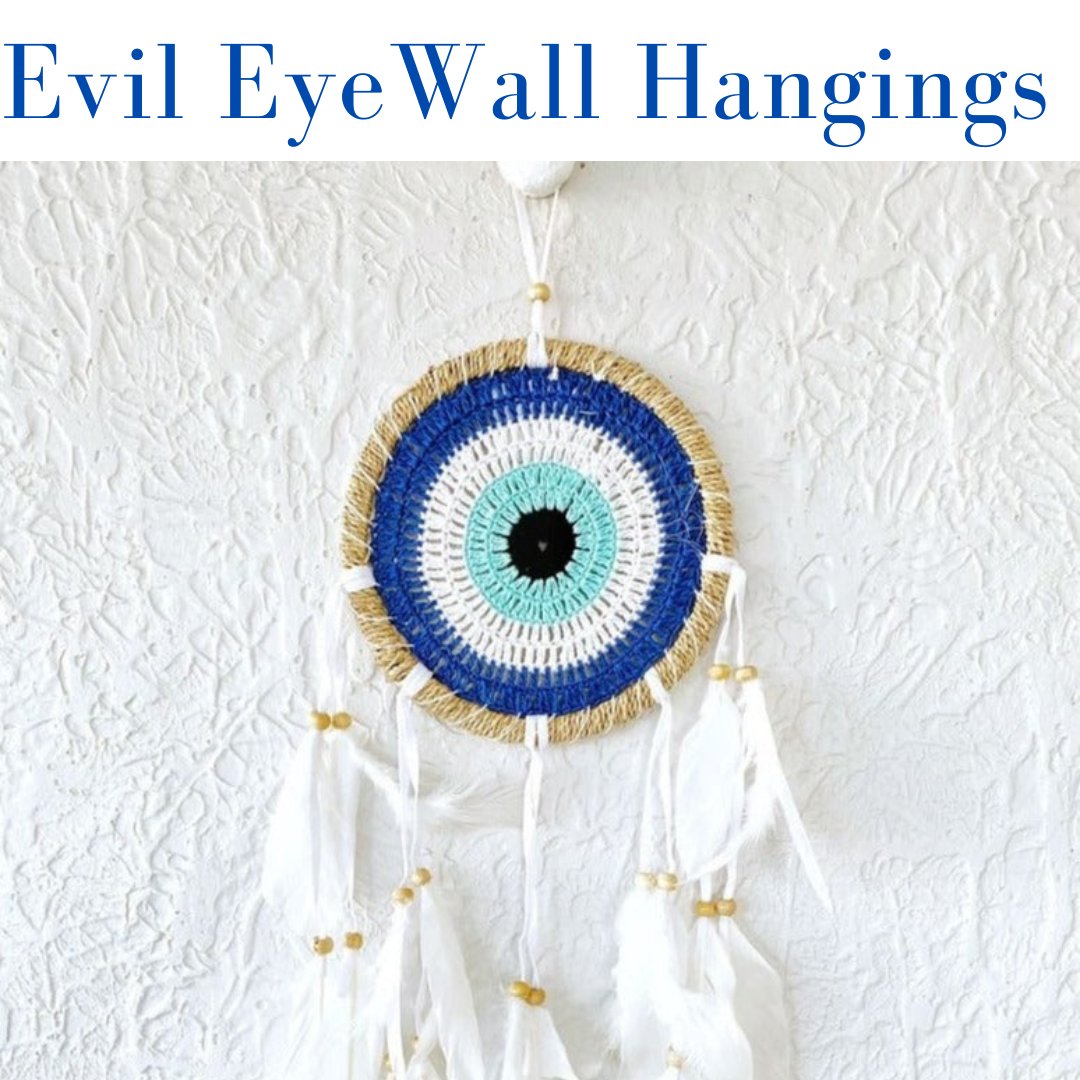 Evil Eye Wall Hangings – Tagged "blue macrame wall hanging" – Evileyefavor