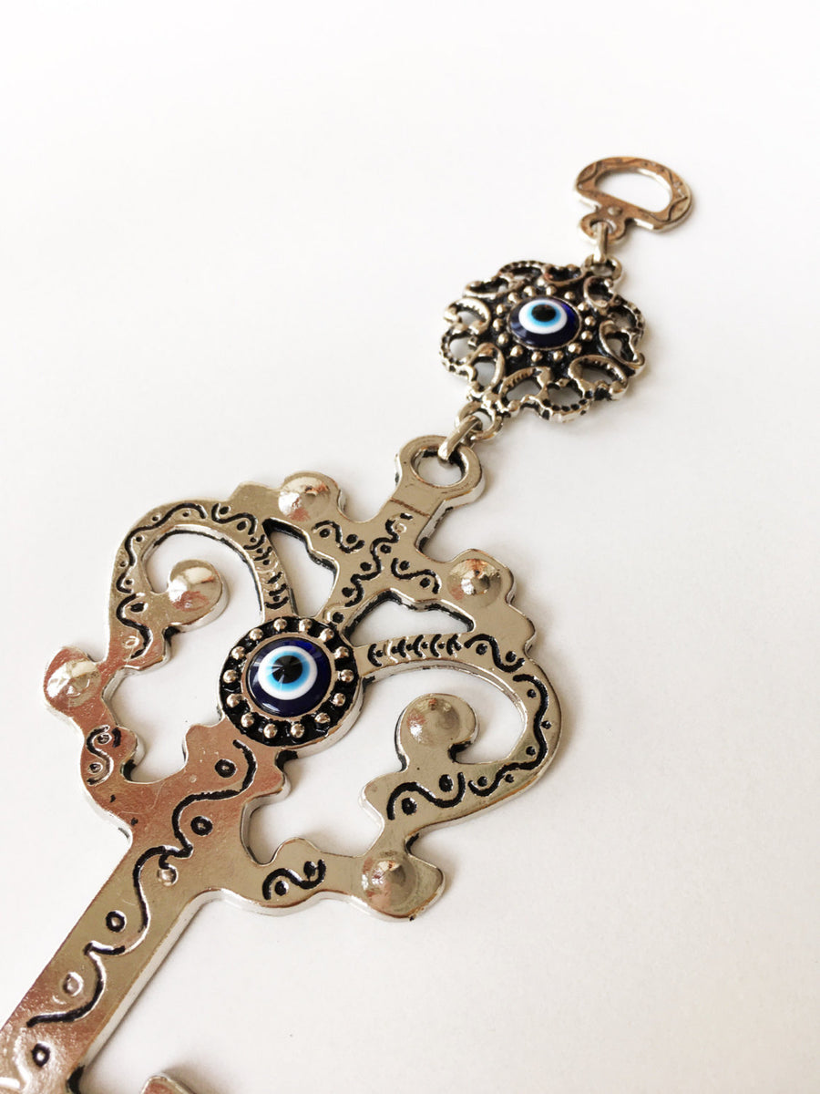 Key Evil Eye Wall Hanging – Evileyefavor